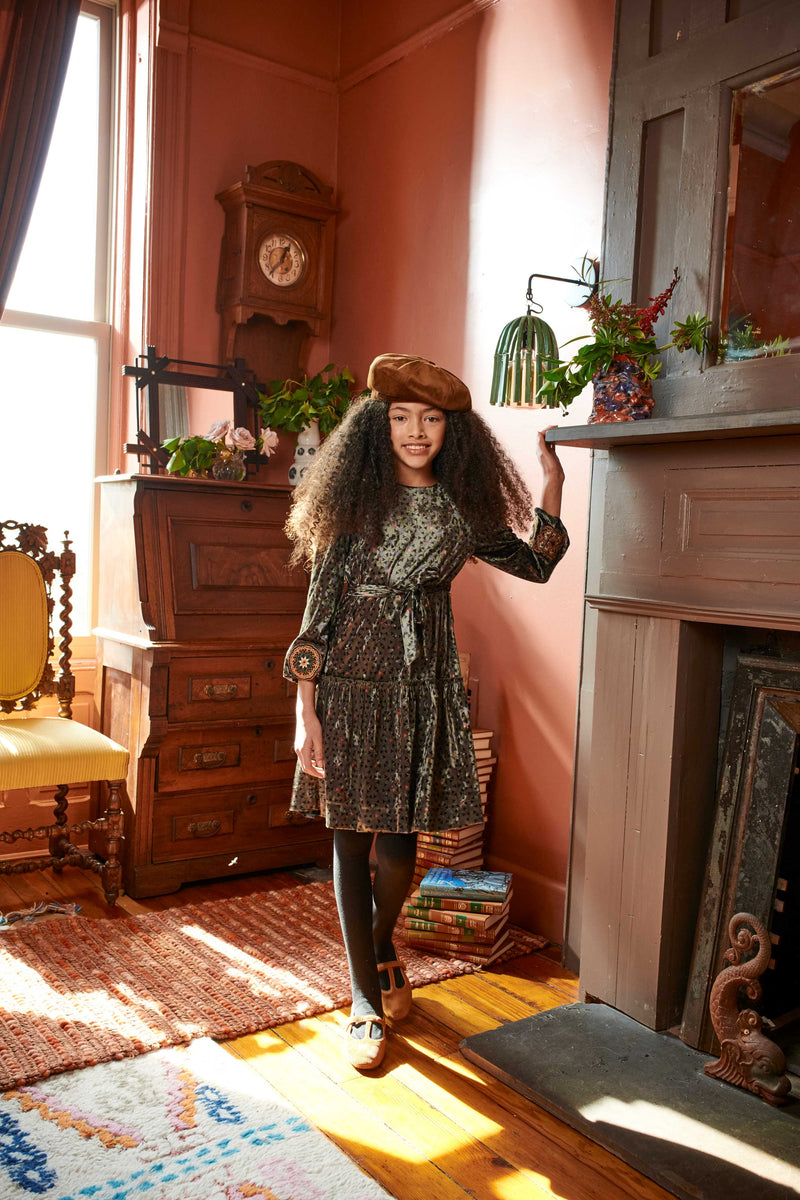 Hunter Triangle and Embroidered Sleeve Dress 1910 – Tutus & Suspenders